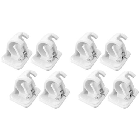 Pieces Series Self Adhesive Hooks Wall Mount Curtain Rod Holder Shower ...