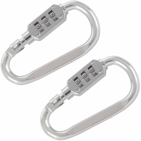 2X with 3-Digit Combination Lock Silver