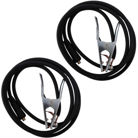 2X 300A Ground Earth Cable Welding Clip Clamp for MIG TIG ARC Welder ...
