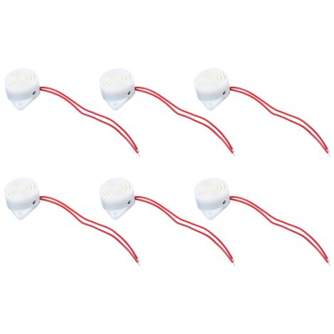 6X Power Source Selection 2 Wheels Buzzer Sound with Wired Alarm 220V AC