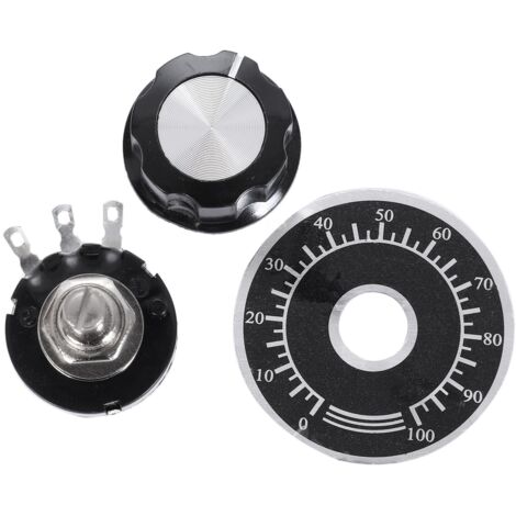 Rotary Taper Carbon Potentiometer with Knob Diameter, RV24YN 20S B502 ...