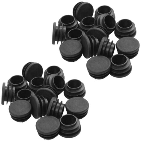 48Pack Chair Table Leg Plug 22mm Diameter Round Plastic Cover Threaded ...