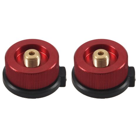 2X Outdoor Camping Stove Picnic Split Converter Mini Gas Bottle Adapter ...