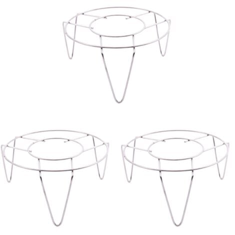 3X Stainless Steel Steam Rack for , 3 Inch Height