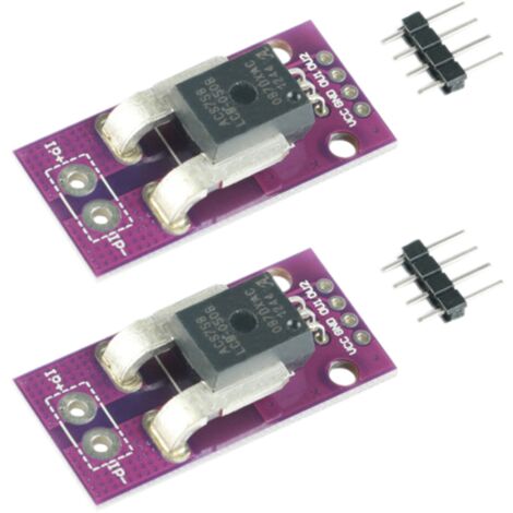 2X ACS758 ACS758LCB-100B Linear Hall Sensor Current Module PFF-T ...