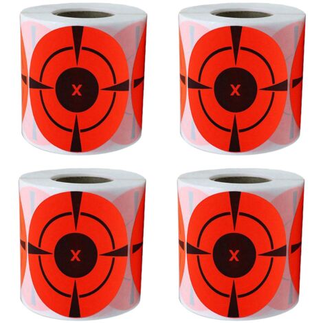 Target Stickers (Qty 500 Pieces 3 Inch Series) Self-Adhesive Targets ...