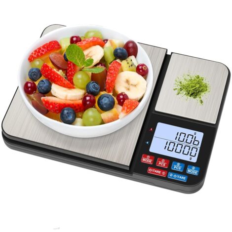 Dual Platform Kitchen Scale, [10Kg/1G] Kitchen Scales, High Precision ...