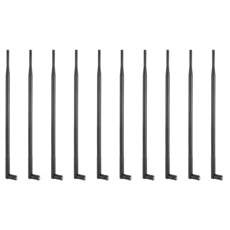 10X 12DBI WiFi Antenna, High Gain 2.4G/5G Dual Band Long Range WiFi ...