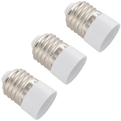 3X E14 to E27 Socket Adapter for LED Lamp