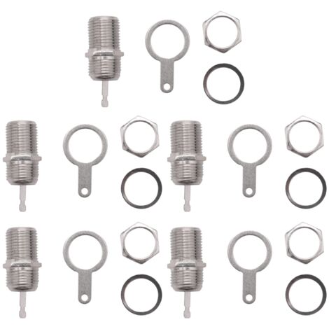 25 Pcs F Type Jack Socket Solder Panel Mount Adapter Connector