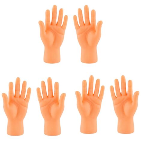 6Pcs Funny Mini Hands Finger Creative Fidget Small Hand Tease Toy
