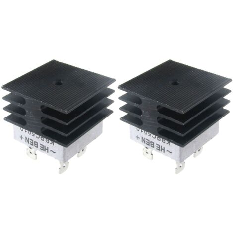 2X 50A 1000V Bridge Rectifier with Heatsink Metal Case