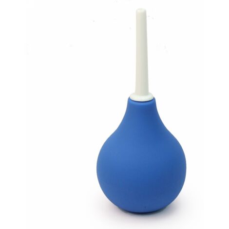 Enema Bulb Douche Rectal System Blue Ball Cleaning