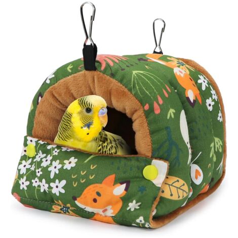 Bird Nest House Winter Warm Cuddle Hut Bed Hammock Hanging for Parrots ...