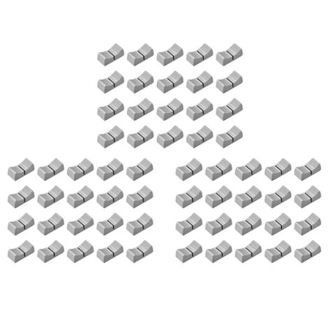60 Pieces 24mmx11mmx10mm Console Mixer Slider Fader Knobs Replacement ...