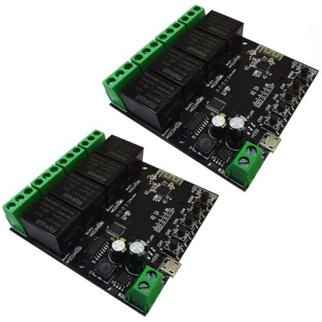 2X 4CH Tuya Switch WiFi Switch Module Relay No Hub Smart Life APP ...
