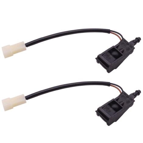 2X Heated Windscreen Washer Spray Nozzle for Car MK4 Golf B5 Rapid SEAT ...