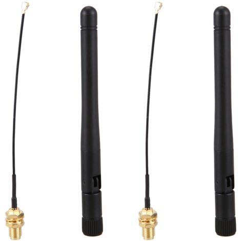 2X 900-1800MHZ 3Dbi GSM Antenna RP-SMA Plug Rubber Waterproof Lorawan ...