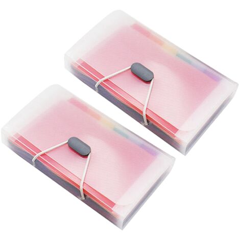 2X New Office A6 Expansion File Folder Wallet Organ Bag 13 Layers ...