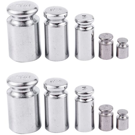 2X 1G 2G 5G 10G 20G Gram Scale Weights With Chrome Plating Digital ...