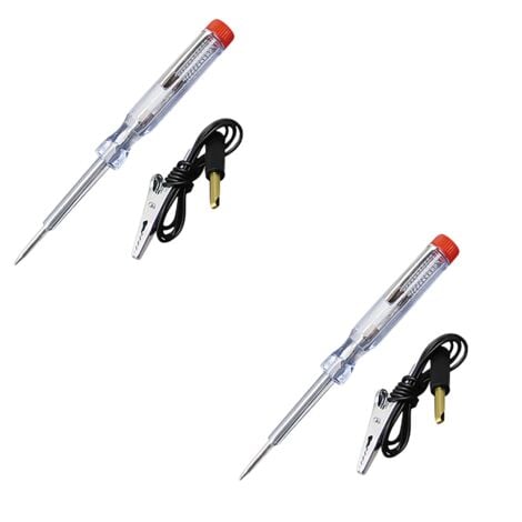 2X 6V 12 24 DC Probe Light System Test Lamp Auto Car Circuit Tester ...