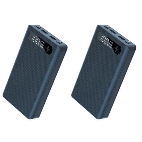 2X 6X18650 Battery Charger Box Power Bank Case 18650 Charging Box for ...