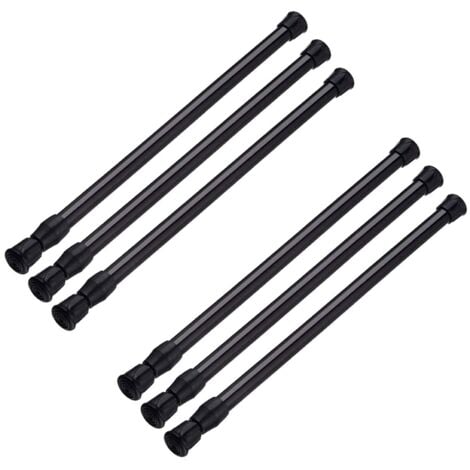 Pieces Series Spring Curtain Rods 16 28 Inch Tension Rod Adjustable ...