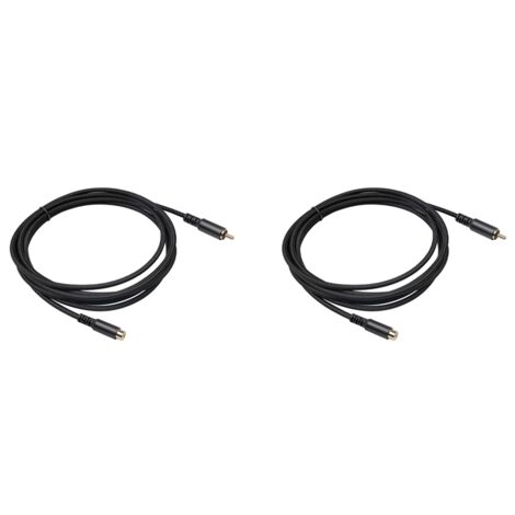 2X Audio Video Extension Cable Cord Male to Male for Speaker, Subwoofer ...