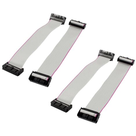 4 Pcs Flat Connector Cable for F/Pin 2.54mm Pitch, 20mm