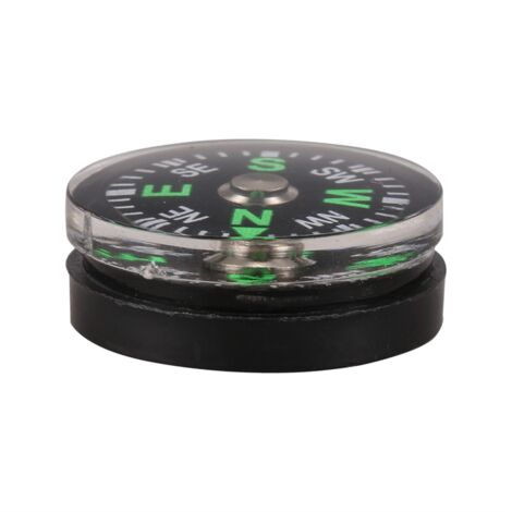 3X Filled Button Compass - Ultra Compact 20mm Mini SAS Survival