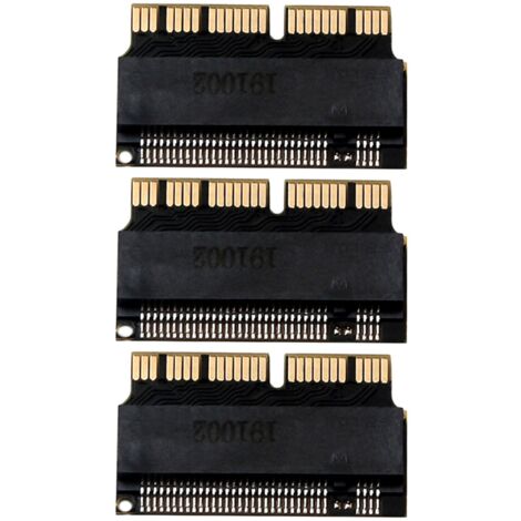 3X NGFF M.2 NVME SSD Adapter Card for Air (Year 2013-2016) and PRO Late ...