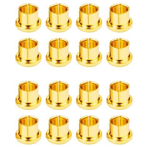 16Pcs Plated Or Protection Cap Plug Short Circuit Socket Phono ...