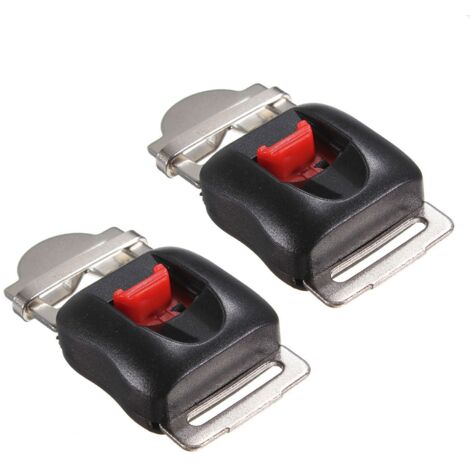2X Universal Motorcycle Helmet Clip Strap Quick Release Disconnect ...