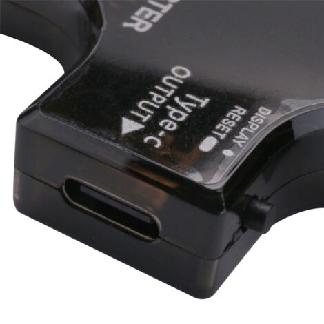 2X USB C Tester, 2 in 1 Type C Color Screen IPS Digital Multimeter ...