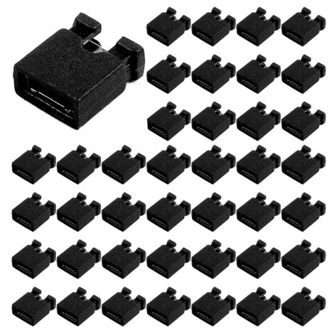 600pcs DVD HDD PC Motherboard PCB Jumper Plugs Caps 2 Pin