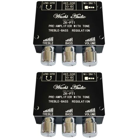 2X Bluetooth 5.0 Decoder Board Dual Channel Low Noise Stereo Pre-Module ...