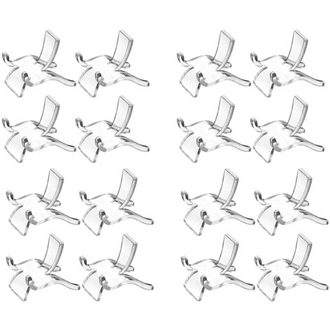 80 Pieces Acrylic Display Stand Small Collectible Display Stands for ...