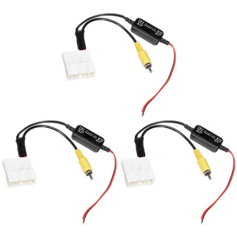 3X 24 Pin Car Camera Adapter Connector for Kluger