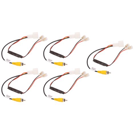 5X Car Rear View Camera Retainer Wiring Harness Cable Socket Adapter ...