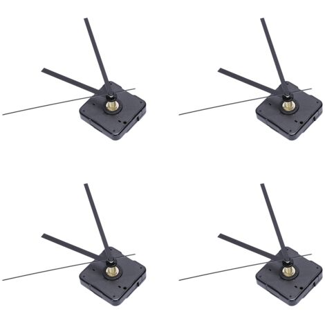 4X Clock Mechanism DIY Set for Wall Clock Parts Quartz Hour Minute ...