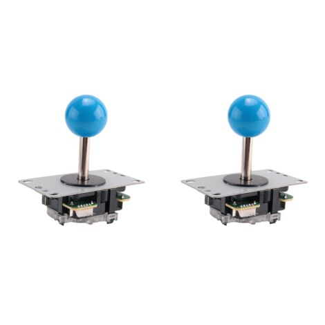 2X 5Pin Arcade Joystick 4/8 Way Fighting Stick Replacement Parts for ...