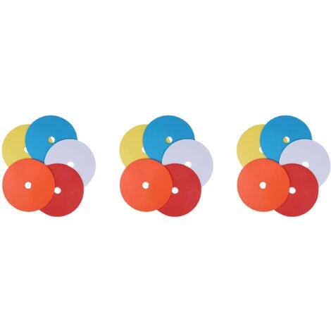 30 Pack Flat Disc Markers Non-Slip Dots Football Basketball Sports ...