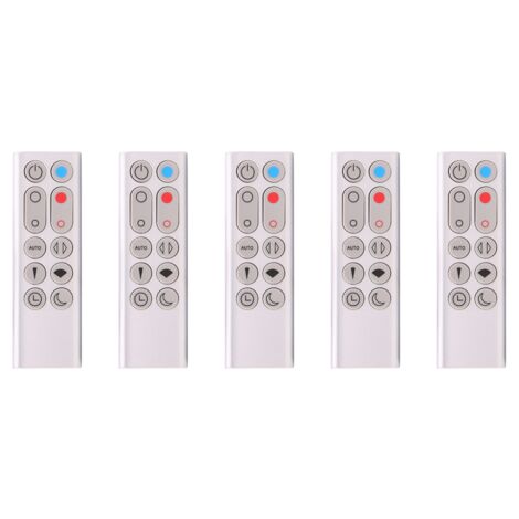 5X Replacement Remote Control HP02 HP03 for Pure Hot+Cool Link Air ...