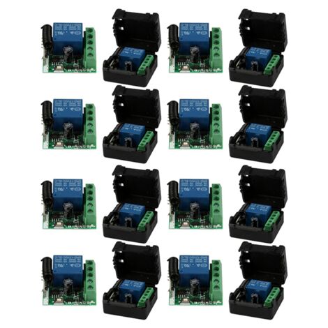 8X 12V DC 1CH 433MHz RF Remote Control Switch Without Relay Module ...