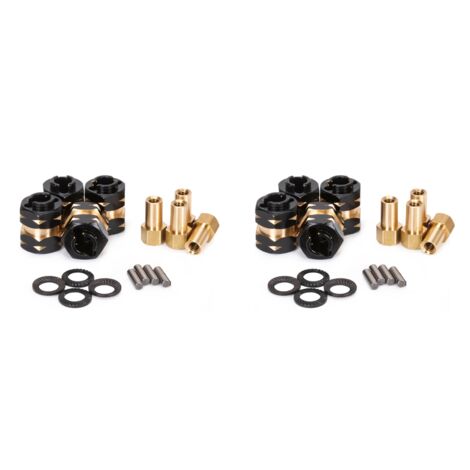 8X Brass Extended Wheel Hub Spacer Adapter Axle Counterweight for Axial ...