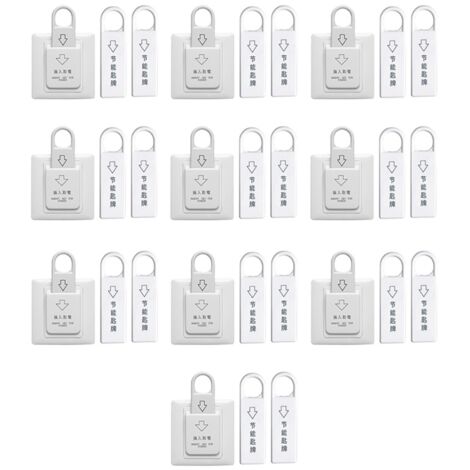 10X Hotel Magnetic Card Switch Premium Energy Saving Insert Key to ...