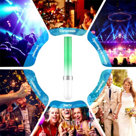 8X LED Light Stick Should Support 15 Colors Flash Stick Concert Props