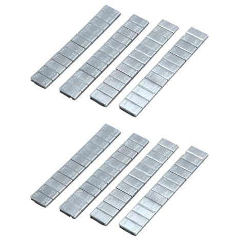 8X Wheel Balancing Strips Tire Truck Car Strips Silver 2.1Oz / 60G