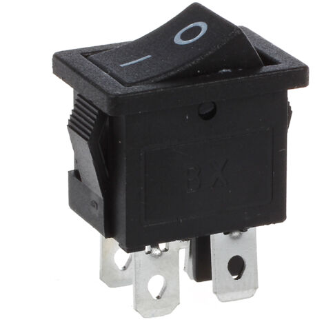 10 x DPST Double Pole Single Throw Rocker Switch 10A/125V 6A/250V AC