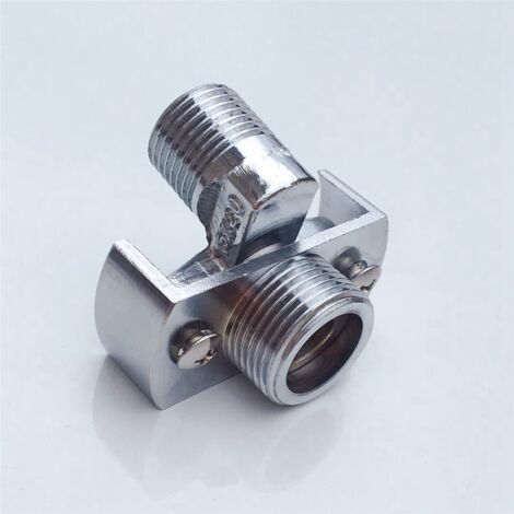 6X Copper Shower Head Inlet Pipe Angle Adjustment Inclined Curved Foot ...